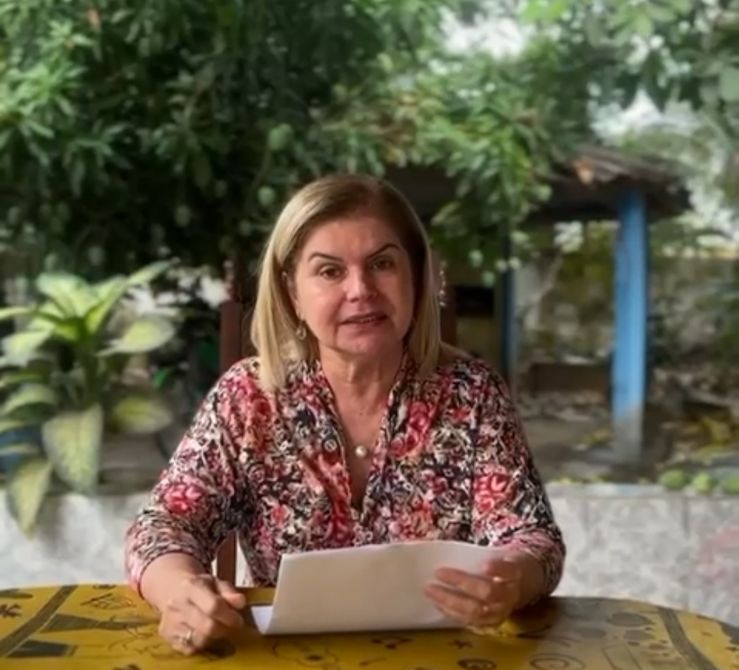 Em um vídeo, a ex-prefeita Marilete Vitorino afirma que nunca teve a ...